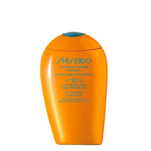 SHISEIDO SUN PROTECTIVE TANNING EMULSION SPF10